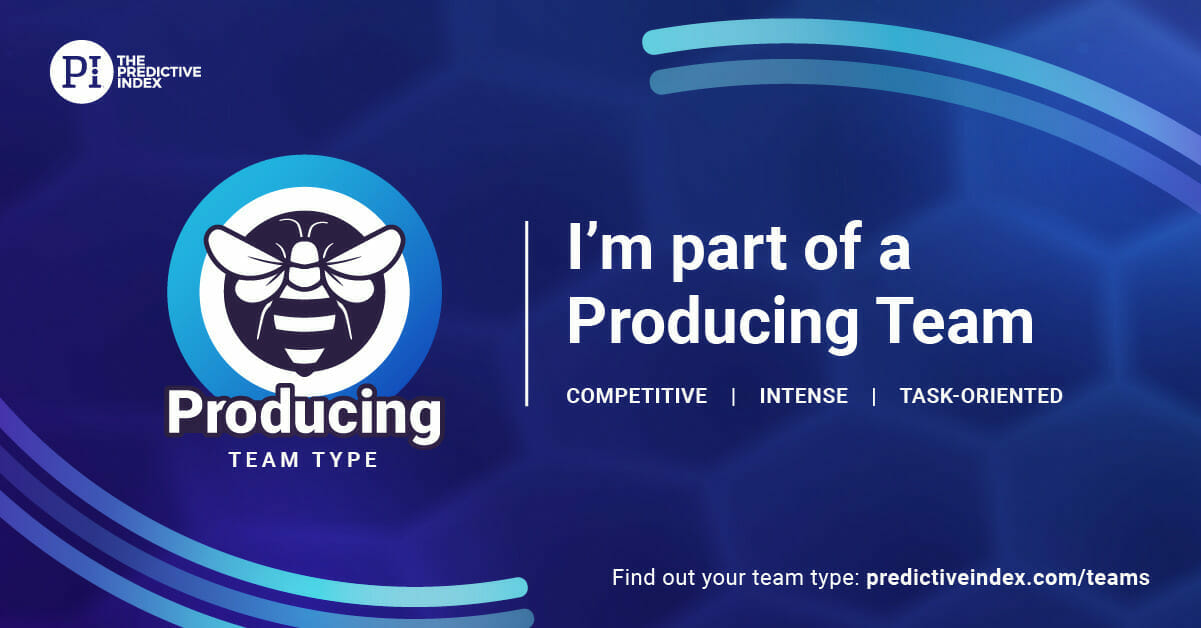 Producing Team Type - PI Team Types - The Predictive Index