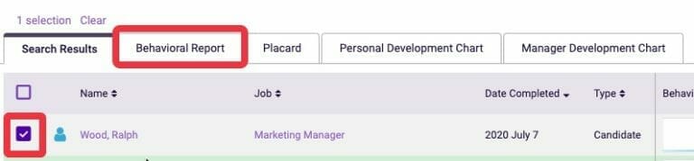 Behavioral report overview (Legacy) - The Predictive Index