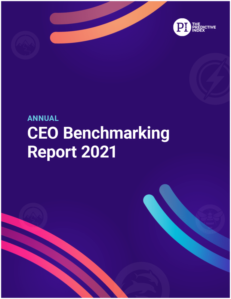 Annual CEO Benchmarking Report 2021 - The Predictive Index