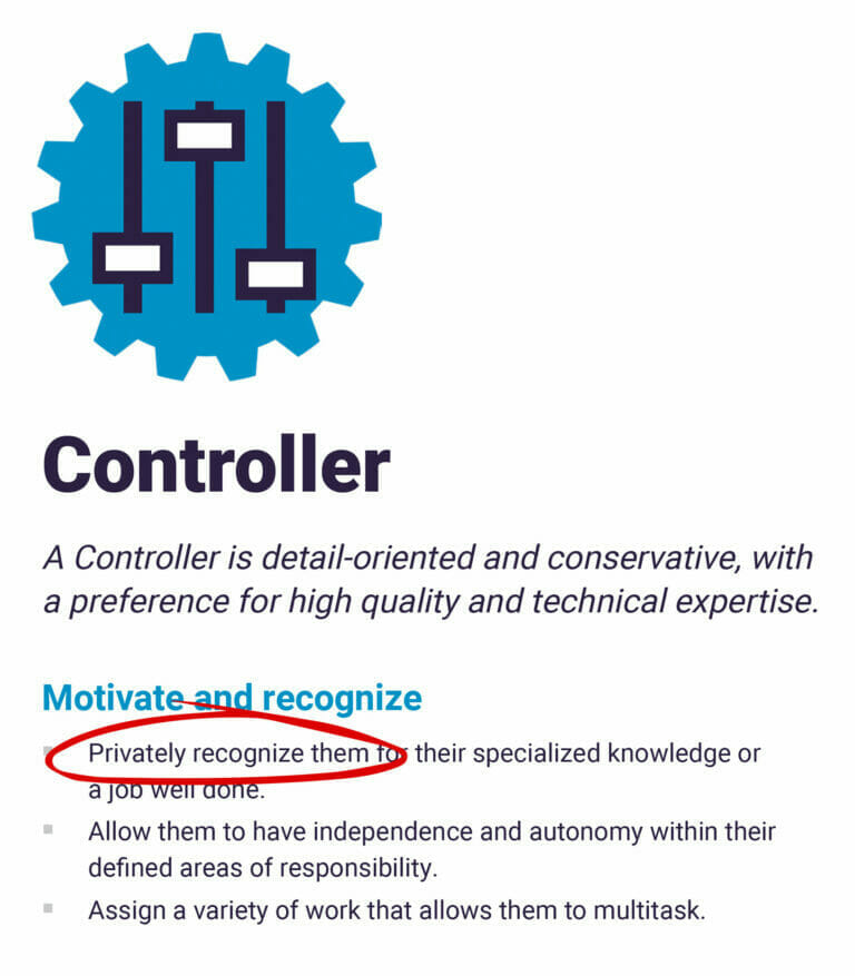 Recognize an employee - The Predictive Index