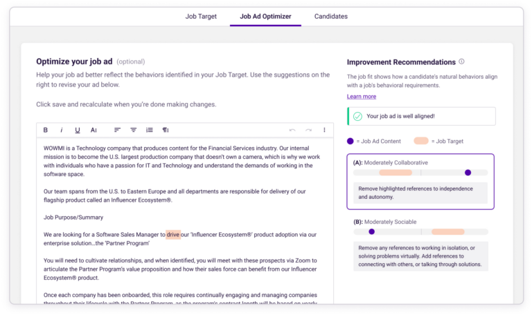 Employee Hiring Tool & Assessment - The Predictive Index