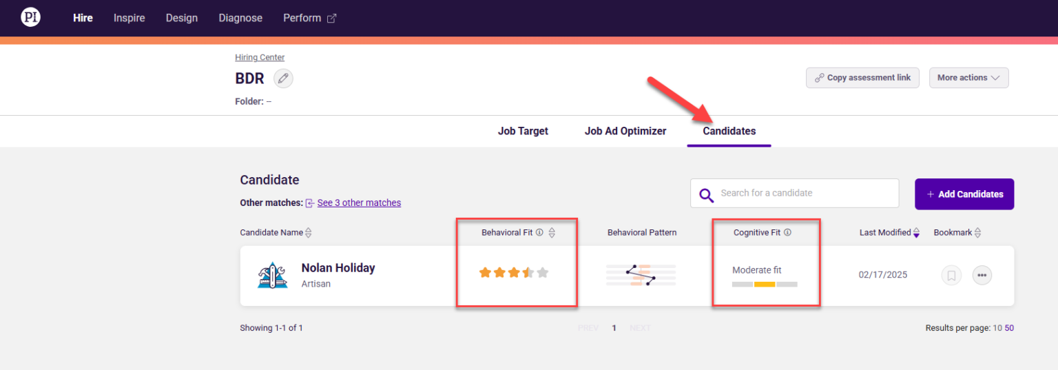 Search the glossary - The Predictive Index