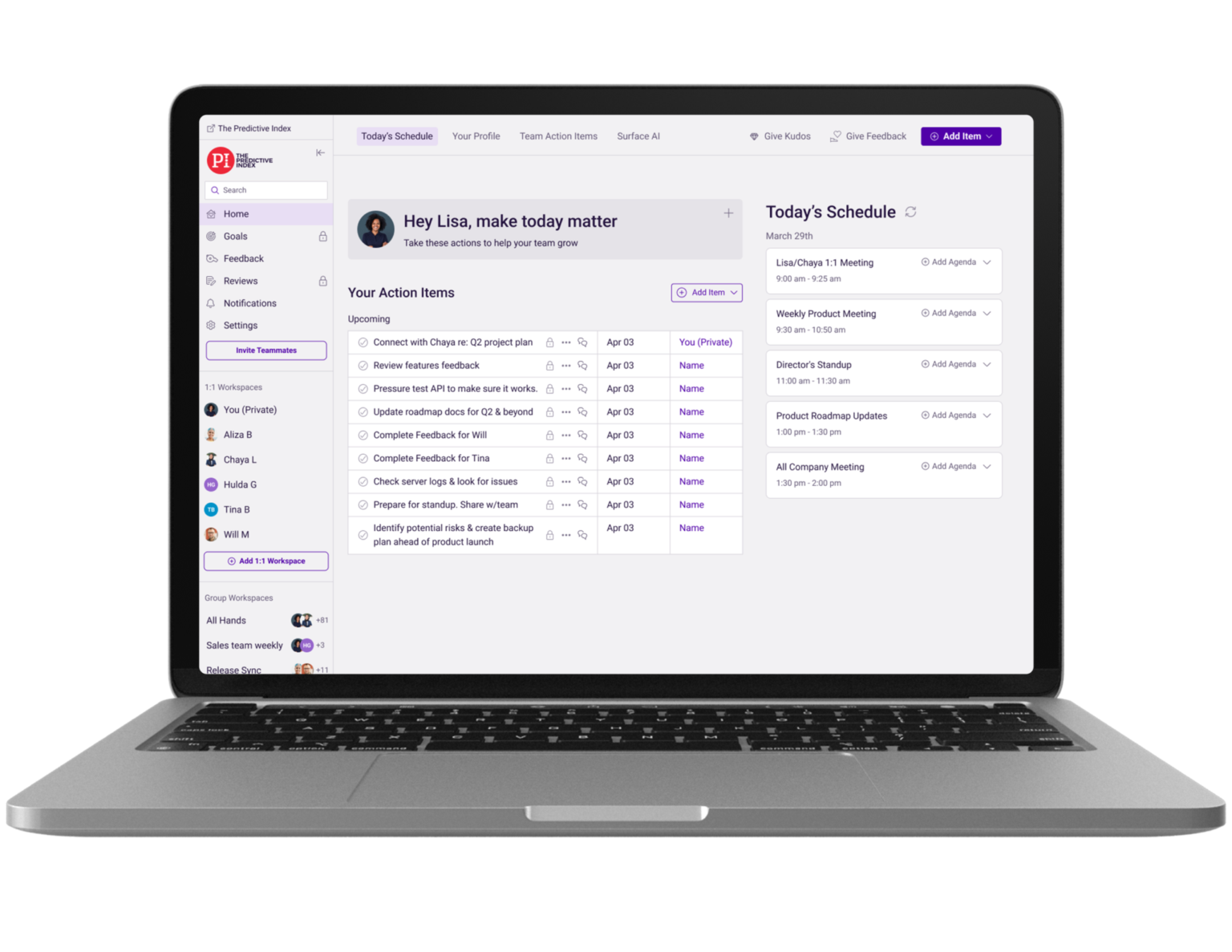 Perform onboarding - The Predictive Index
