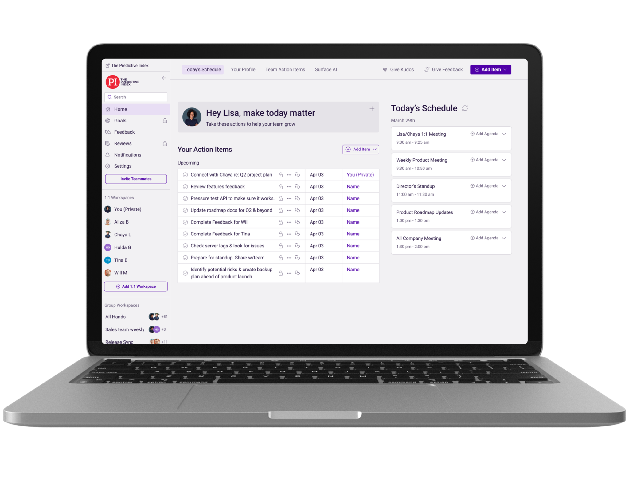Perform onboarding - The Predictive Index